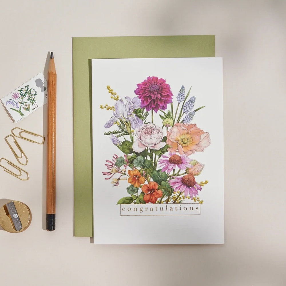 Bountiful Blooms Congratulations Greeting Card – The Green Vine Plants