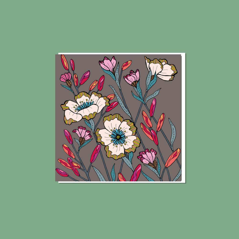 Morning Iris Greeting Card – The Green Vine Plants